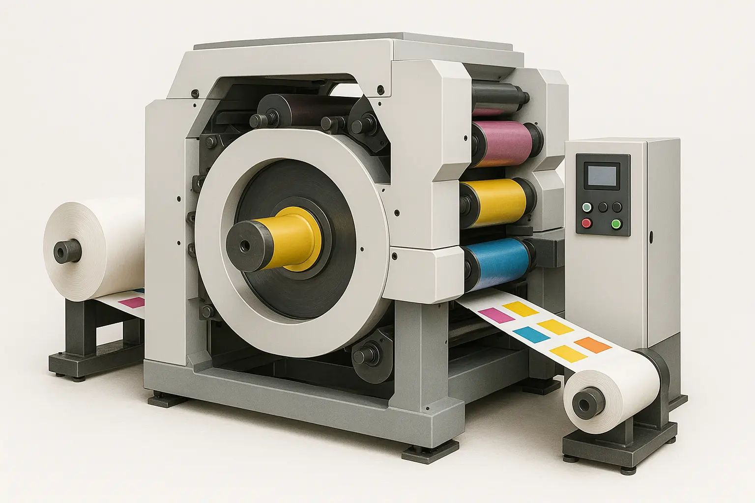 Satellite Printing Stations in Flexographic Printing