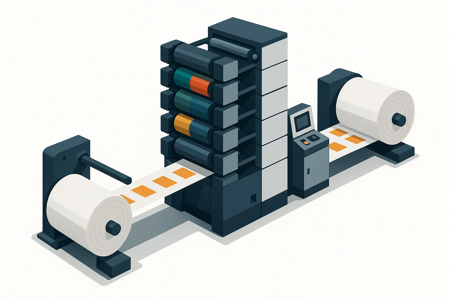 Space-Saving Layouts in Flexographic Printing